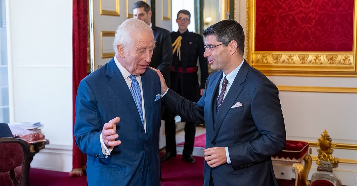 King Charles III celebrates the CBA UK launch | Lombard Odier